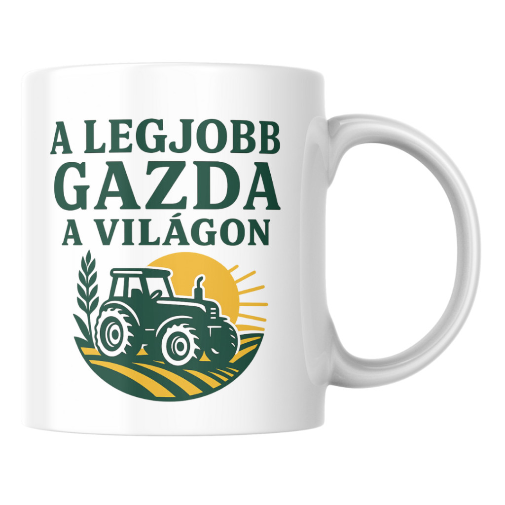 A legjobb gazda a világon bögre - MrBögre Webáruház